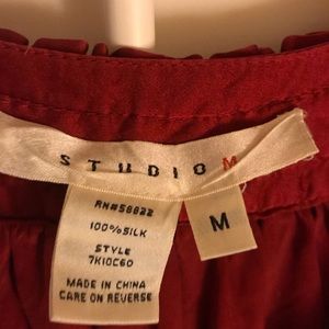Studio M | Dresses | Studio M 0 Silk Dress | Poshmark